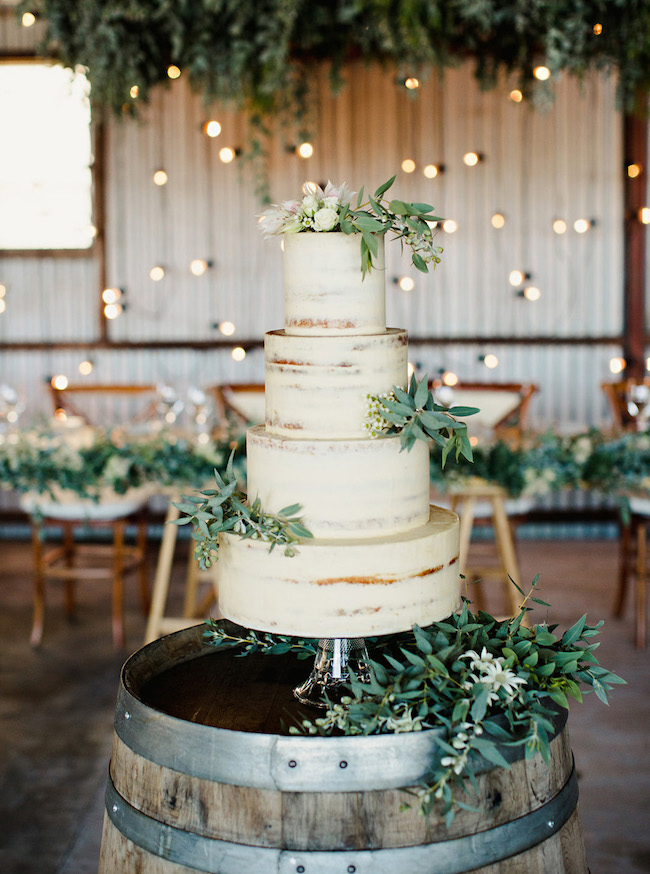 20 Stunning Semi naked Wedding Cakes SouthBound Bride
