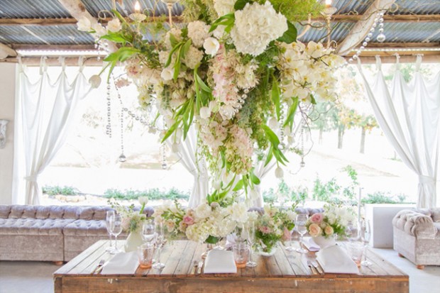 20 Hanging Centrepieces for Weddings | SouthBound Bride