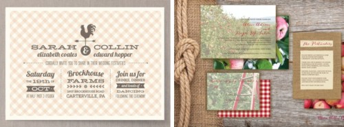 15 Rustic Farmer's Market Style Wedding Invitations | SouthBound Bride