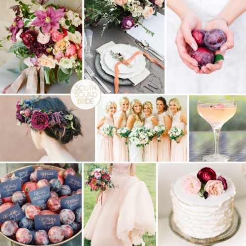 Peach & Plum Wedding Inspiration | SouthBound Bride