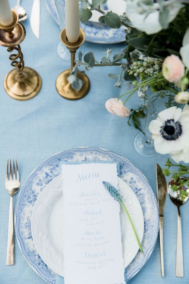 Delft Blue Wedding Inspiration by Anouschka Rokebrand & Styled by ...