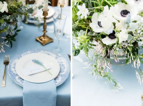 Delft Blue Wedding Inspiration by Anouschka Rokebrand & Styled by ...