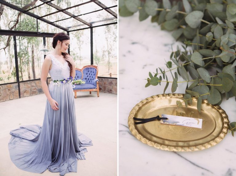 Indigo & Grey Rustic Wedding Inspiration | SouthBound Bride