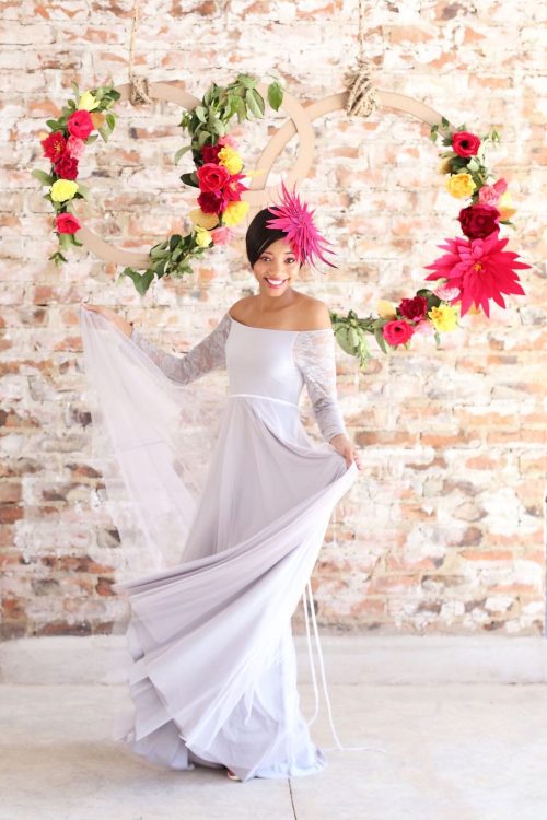 Colorful Paper Flower Wedding Inspiration by Hello Love Photography ...