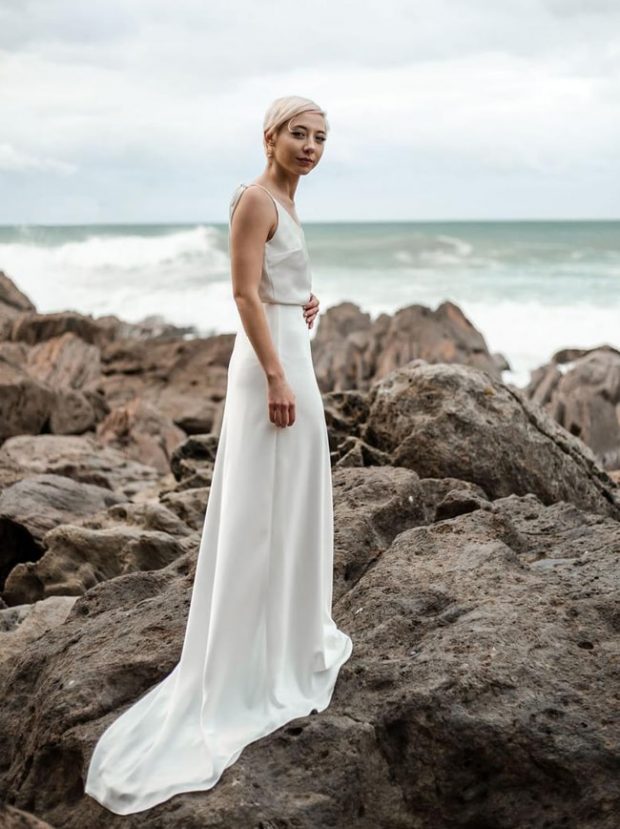 20 Simple Minimalist Wedding Dresses Southbound Bride