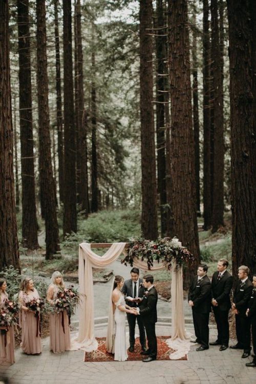 20 Magical Forest Wedding Ceremony Setups | SouthBound Bride