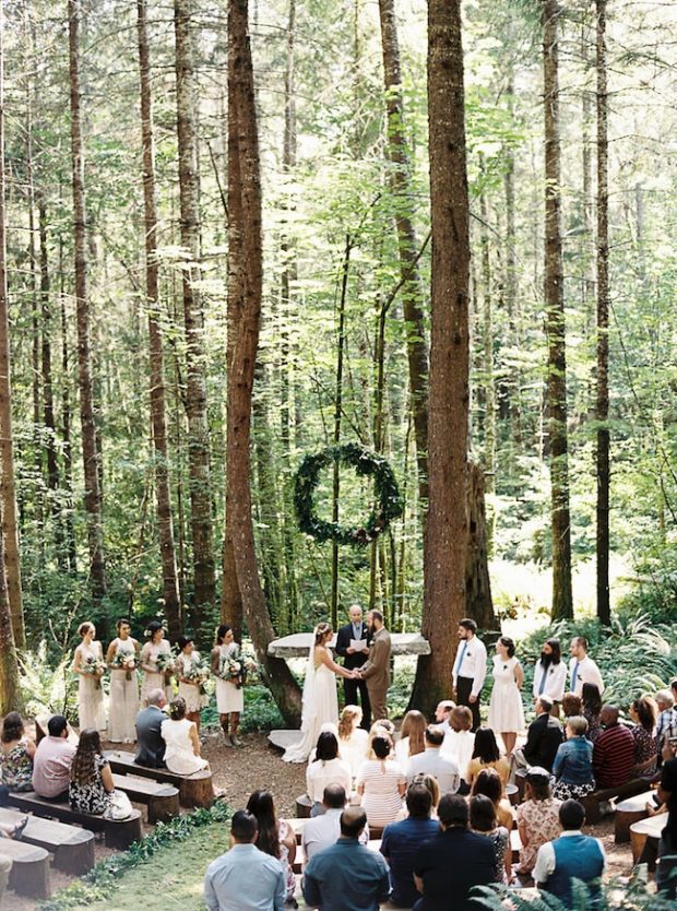 20 Magical Forest Wedding Ceremony Setups | SouthBound Bride