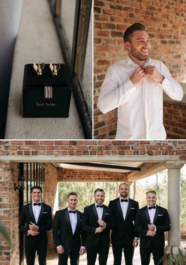 Industrial Rustic Black Tie Wedding at Lace on Timber by Page & Holmes ...