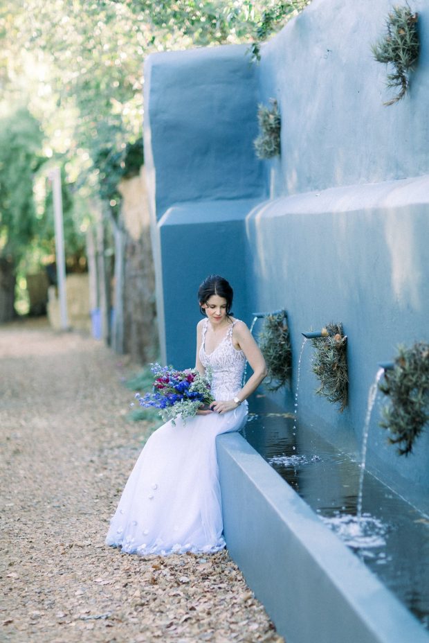Secret Garden Wedding with Delft Details at The Conservatory by Jo ...